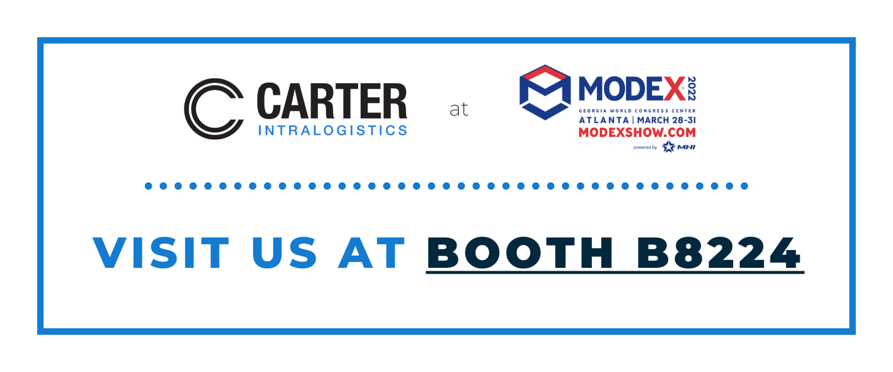 Carter Intralogistics Establishes Official Footprint in Georgia